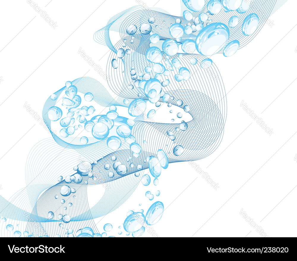 Water background Royalty Free Vector Image - VectorStock
