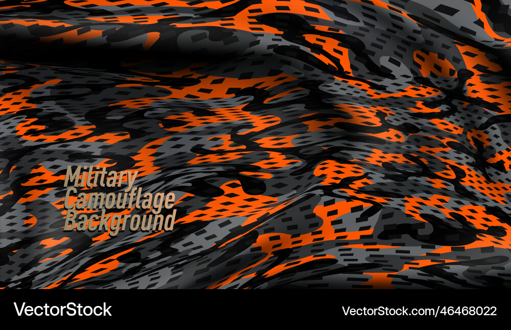 3d military camouflage for army fabric texture Vector Image