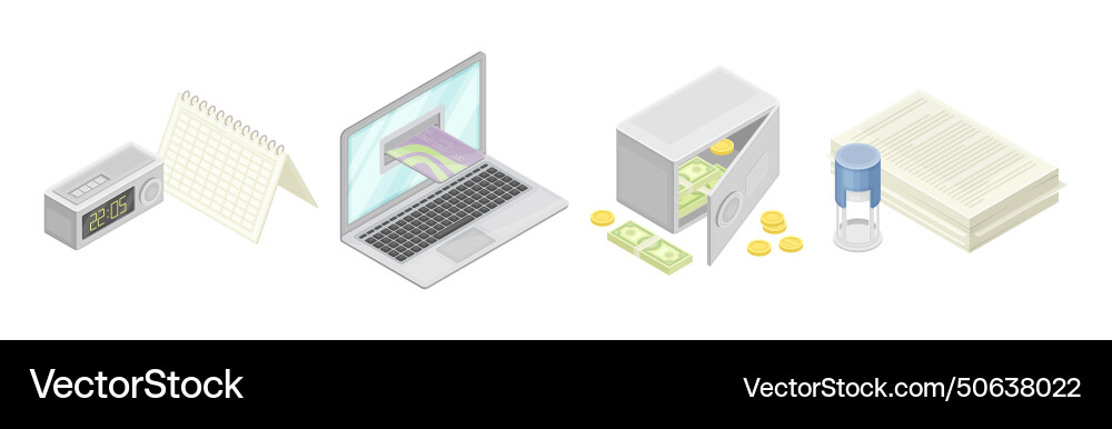 Accounting calculation and finance analysis Vector Image