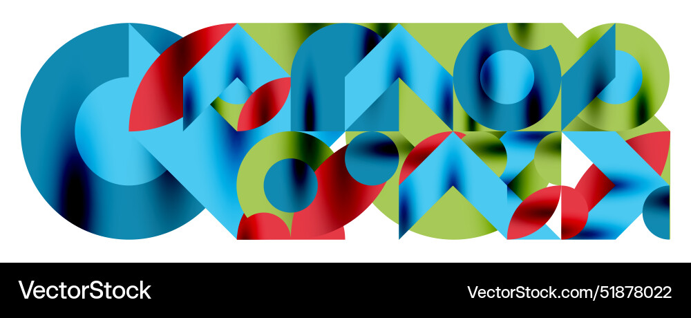 Circle pattern round elements with lines and Vector Image