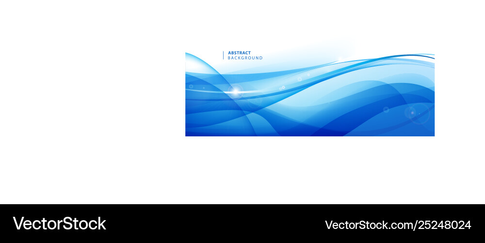 Abstract blue wavy background graphic Royalty Free Vector