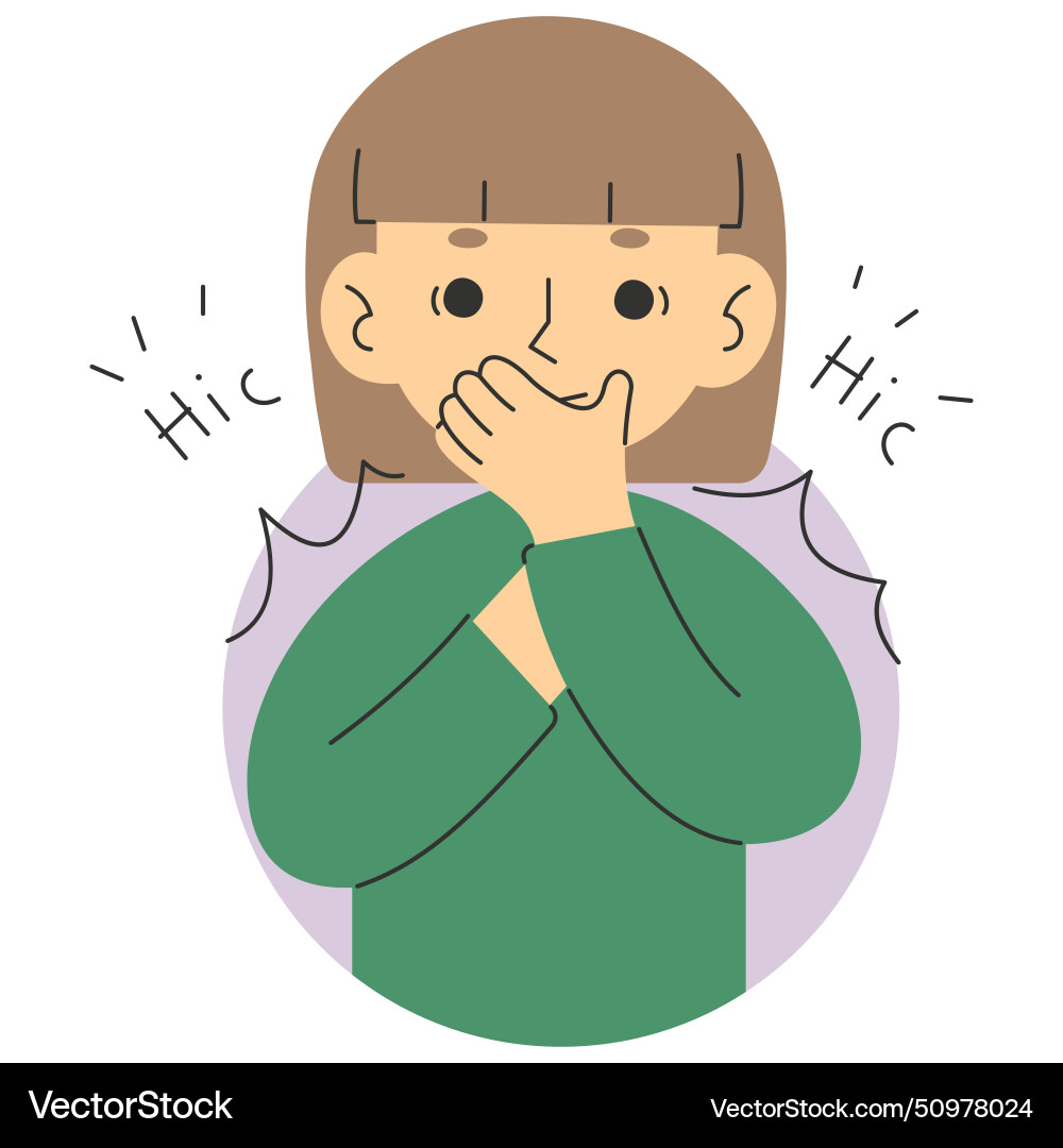 Hiccup 8 Royalty Free Vector Image - VectorStock