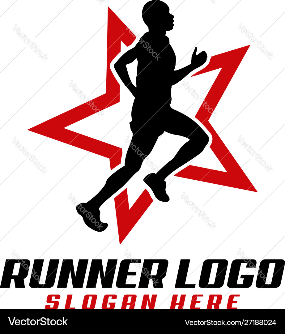 Run logo or icon Royalty Free Vector Image - VectorStock