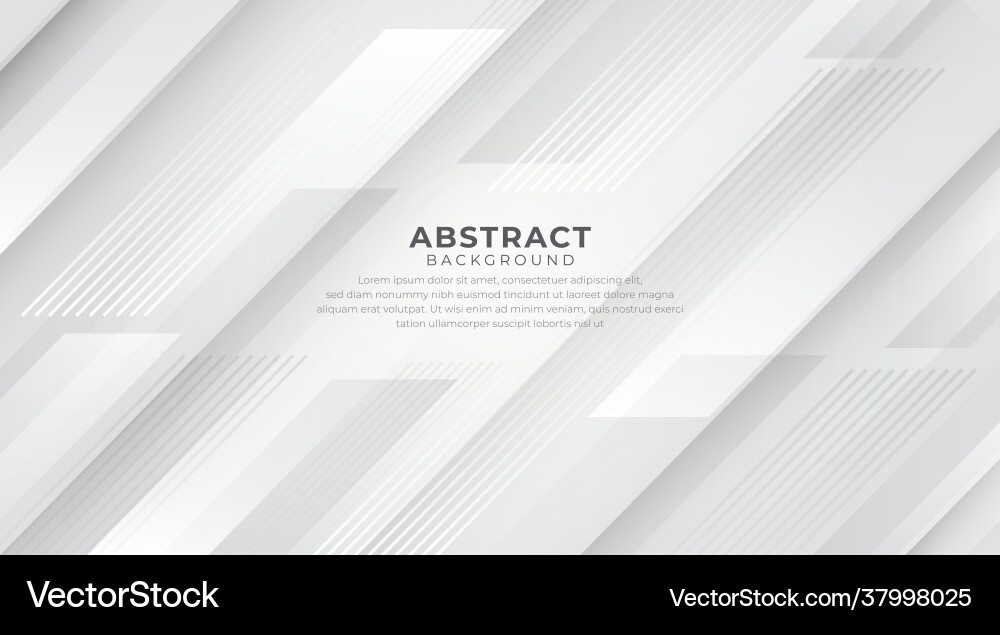 Abstract white square shape with modern concept Vector Image