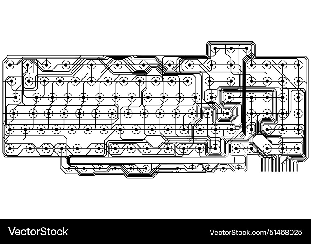 Circuit board Royalty Free Vector Image - VectorStock