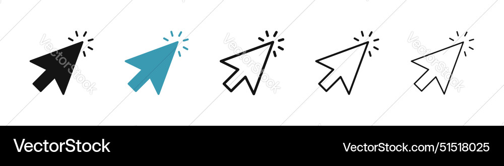 Cursor icon Royalty Free Vector Image - VectorStock