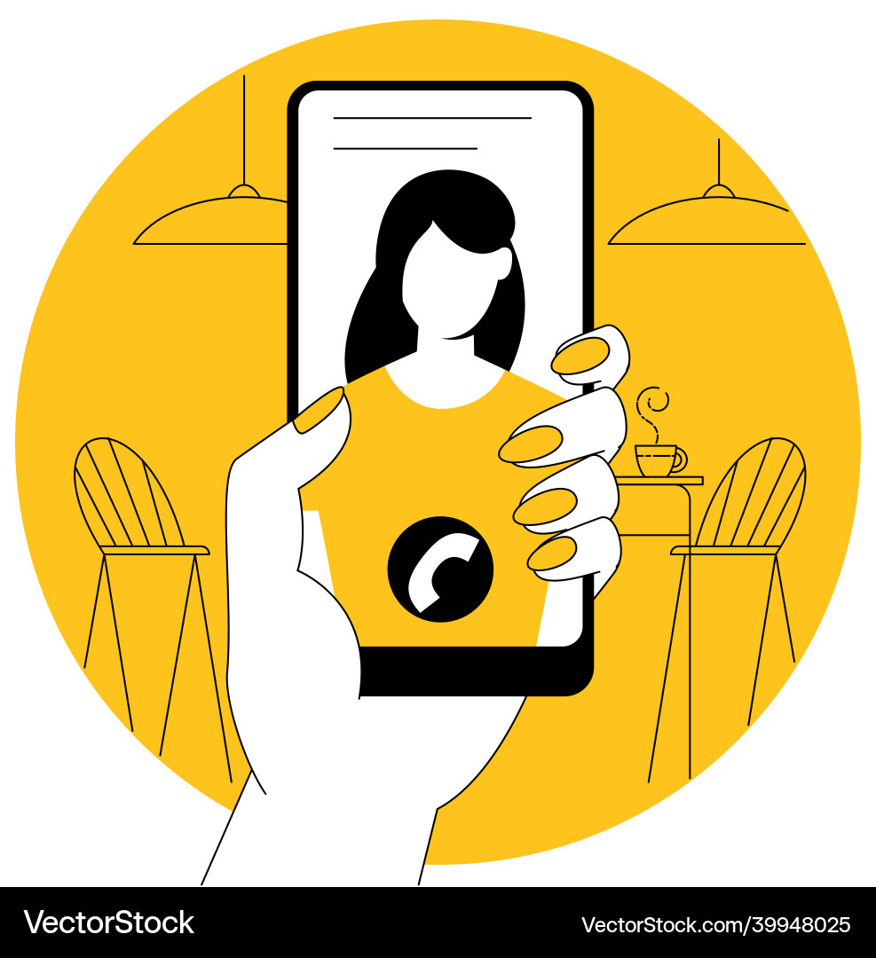 Using mobile apps Royalty Free Vector Image - VectorStock