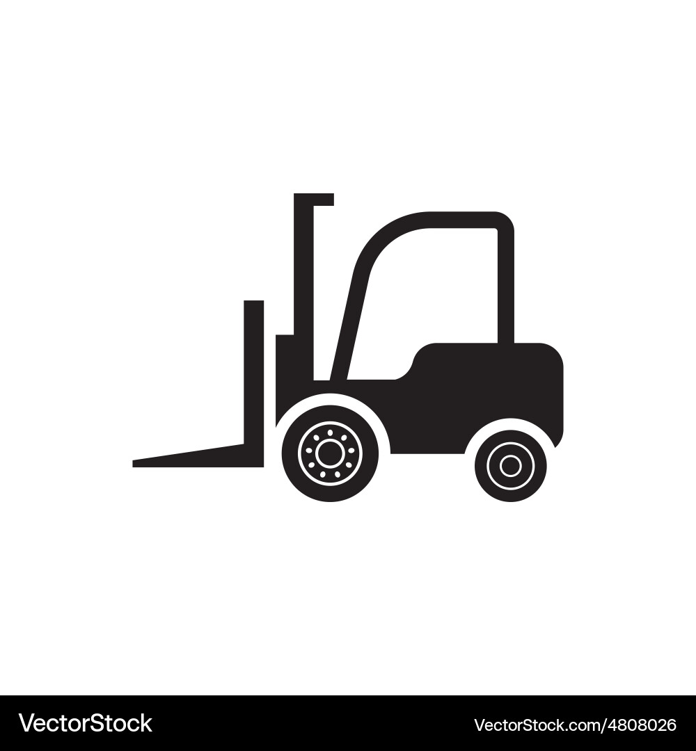 Gabelstapler-Symbol Lizenzfreies Vektorbild - VectorStock