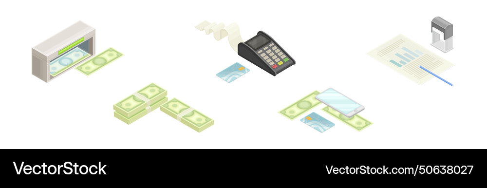 Accounting calculation and finance analysis Vector Image