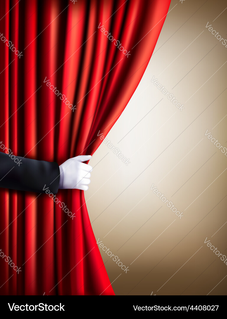 Pull Curtains Vector Images (47)