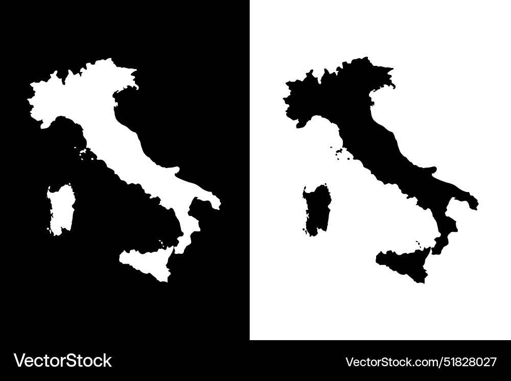 Map of the italy Royalty Free Vector Image - VectorStock
