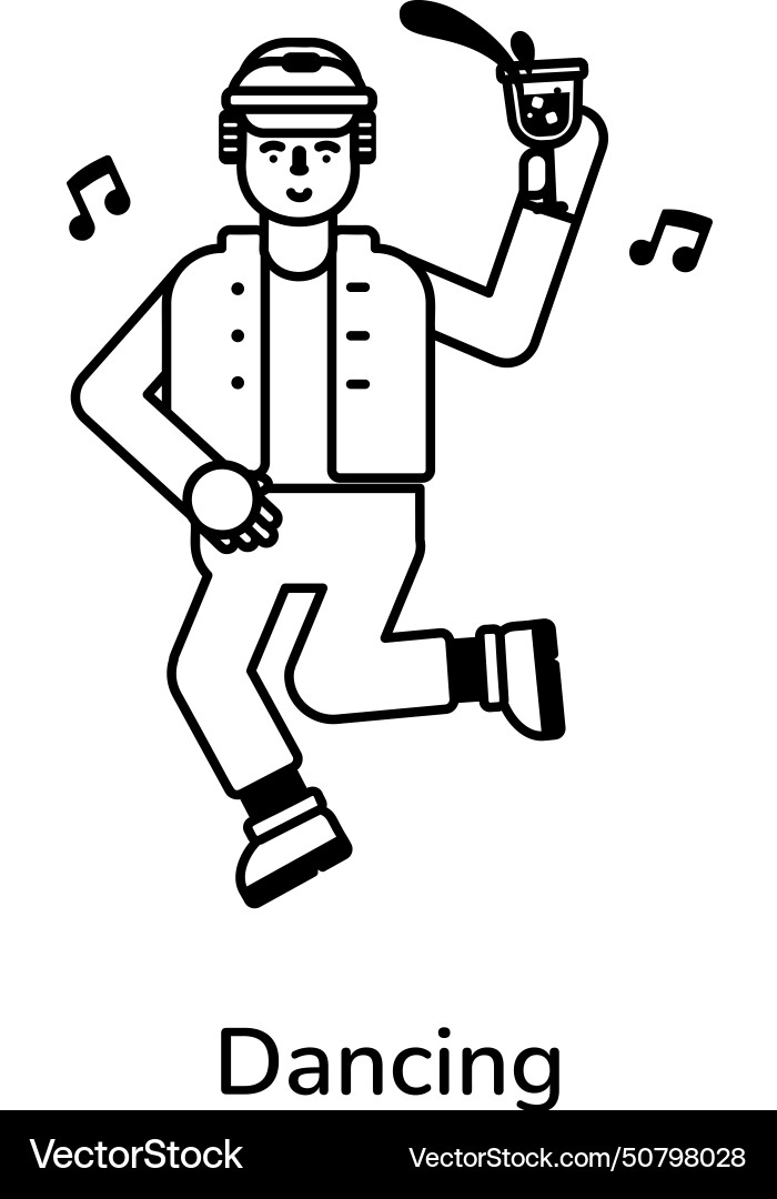 Dancing Royalty Free Vector Image - VectorStock