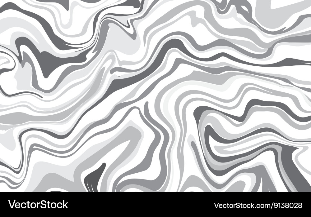 Ink marble style texture hand drawn Royalty Free Vector
