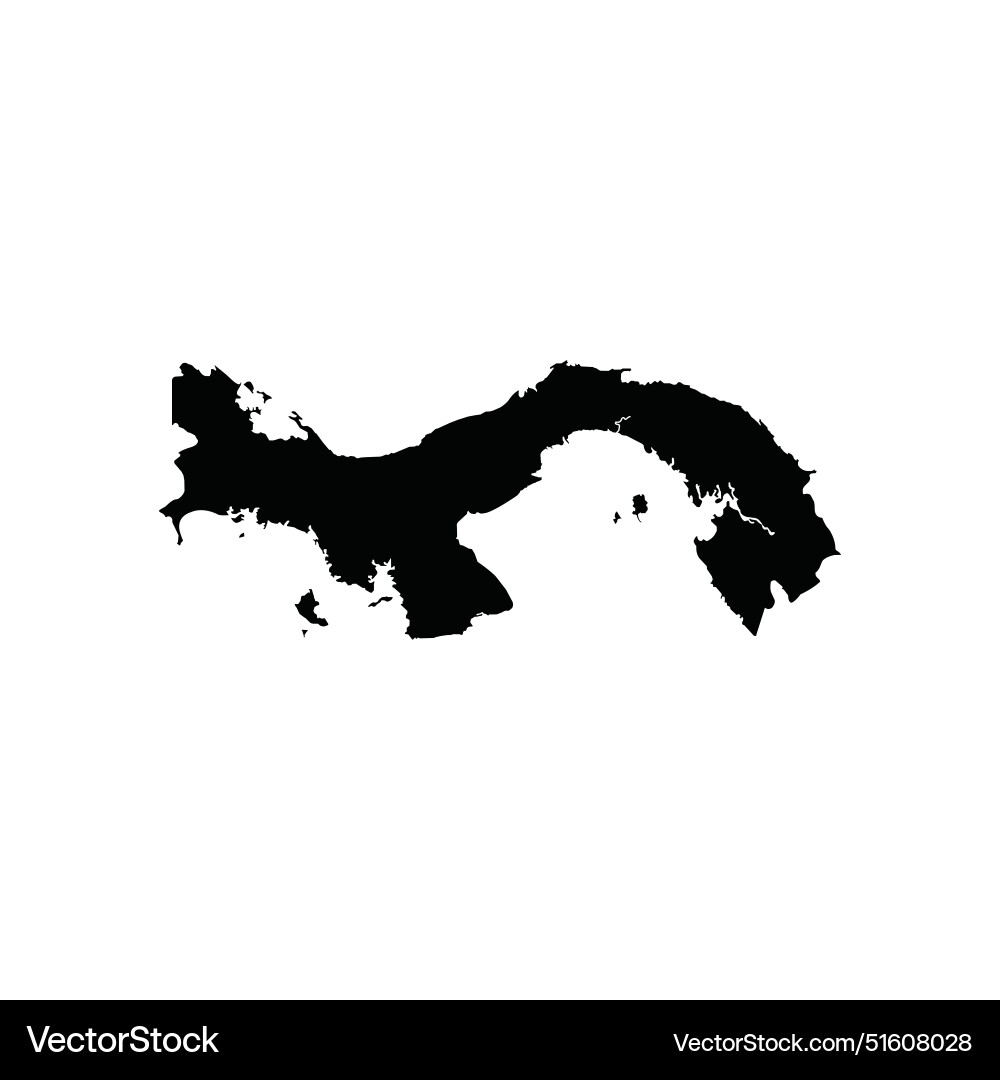 Panama map icon Royalty Free Vector Image - VectorStock