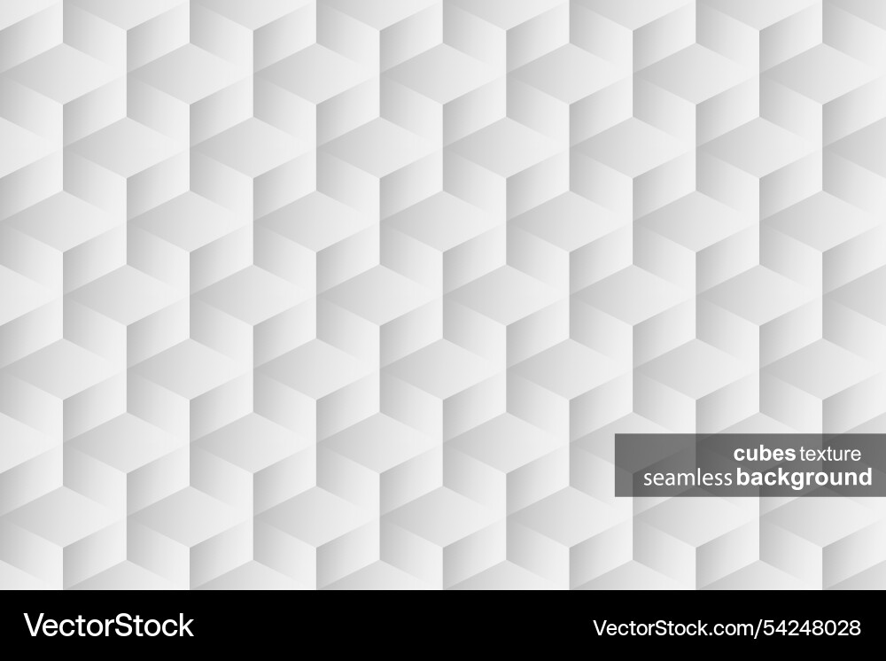 Seamless geometric pattern modern cubes Royalty Free Vector