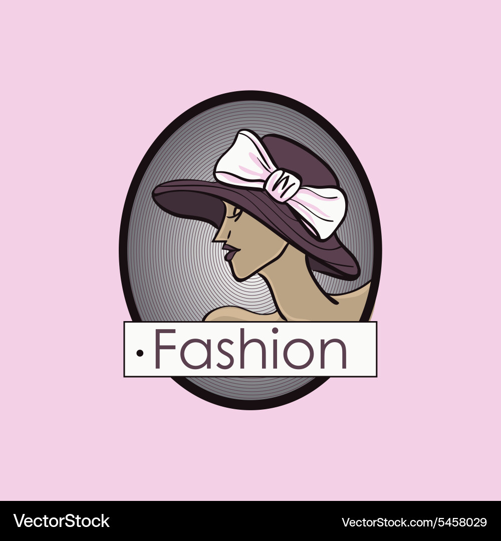 Fashion logo symbol Royalty Free Vector Image - VectorStock