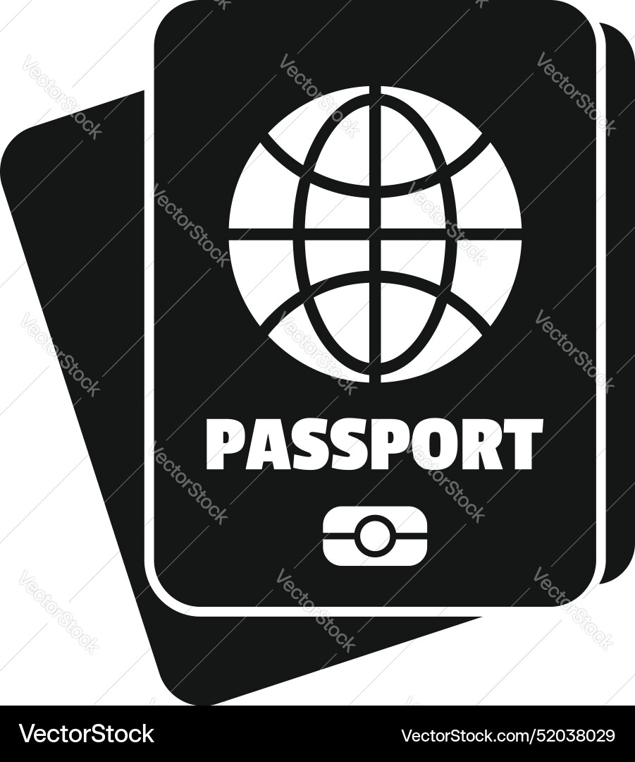 International passport representing global travel Vector Image