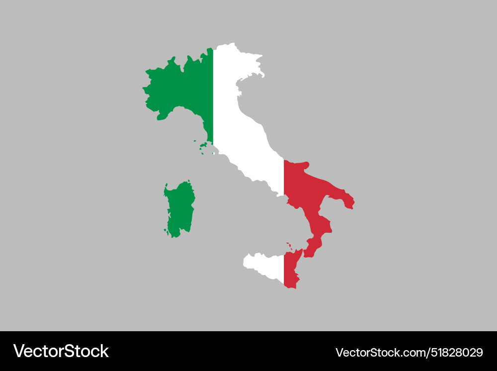 Map of the italy Royalty Free Vector Image - VectorStock