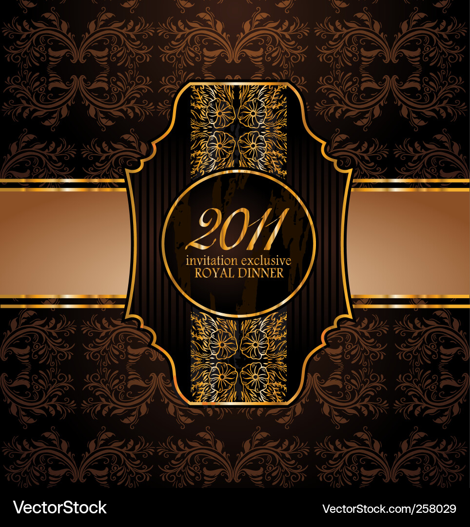 Royal invitation Royalty Free Vector Image - VectorStock