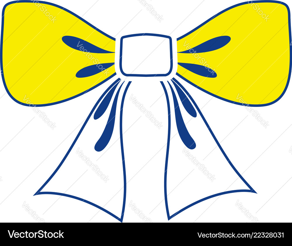 Party bow icon Royalty Free Vector Image - VectorStock
