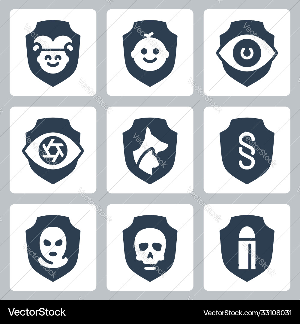 Resistance protection from external influence Vector Image