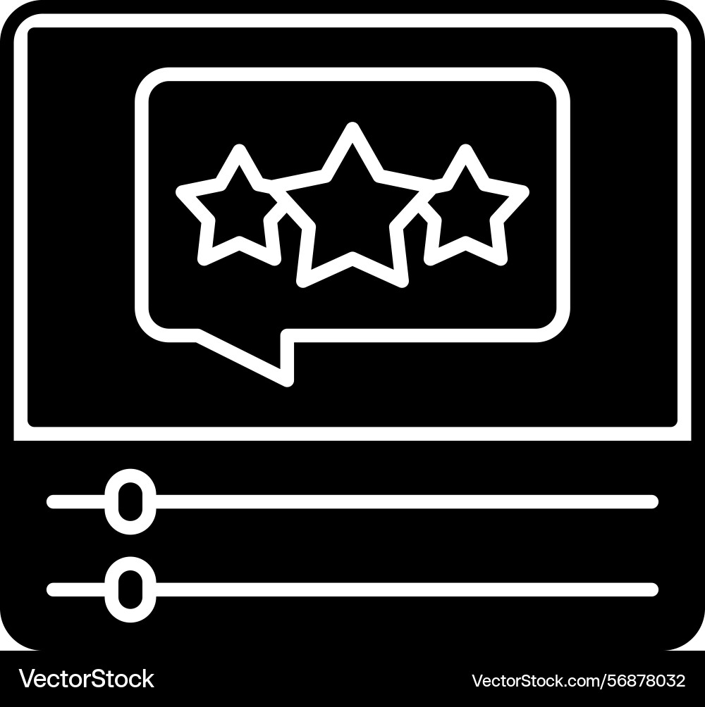 Reviews icon Royalty Free Vector Image - VectorStock