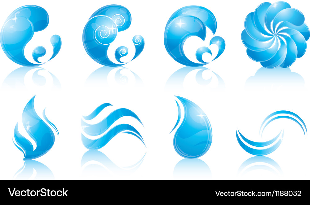 Water icon Royalty Free Vector Image - VectorStock