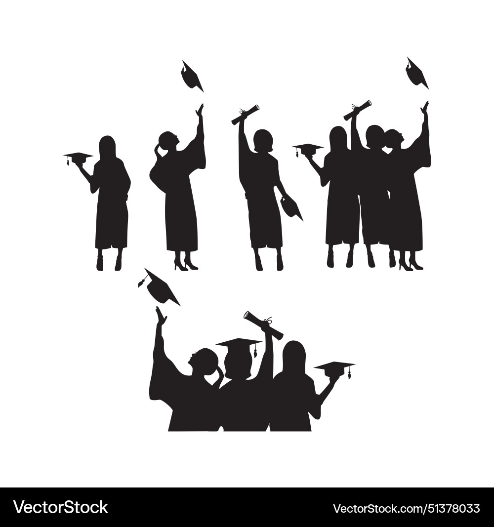 Student graduation design Royalty Free Vector Image
