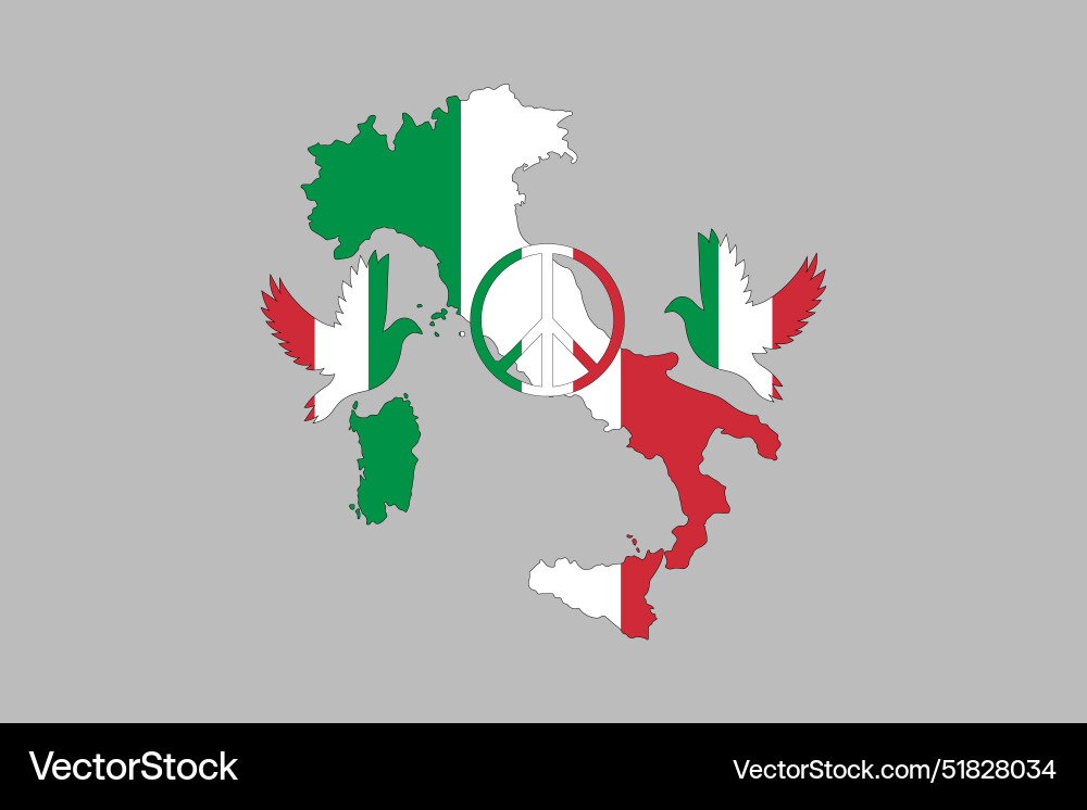 Map of the italy Royalty Free Vector Image - VectorStock