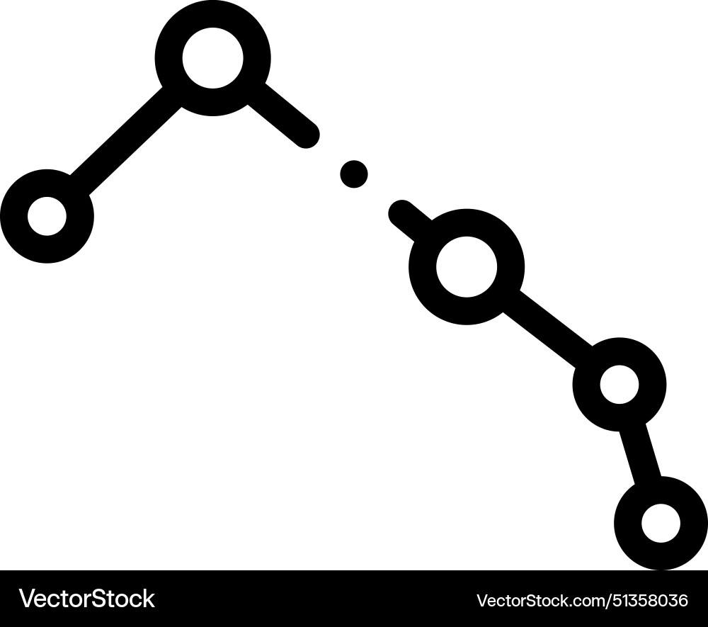Aries icon thin linear style design isolated Vector Image