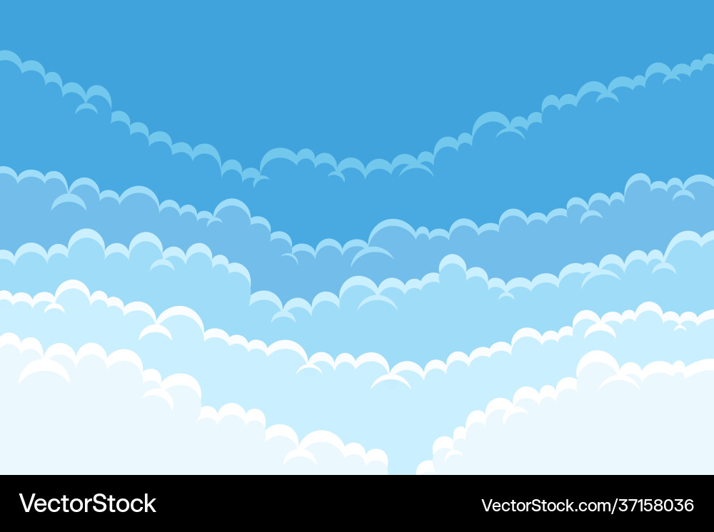 Clouds background design Royalty Free Vector Image
