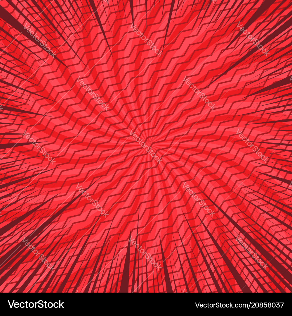 Comic book page red concept Royalty Free Vector Image