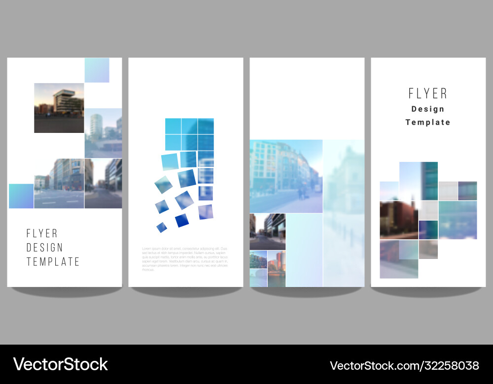 Layout flyer banner templates Royalty Free Vector Image