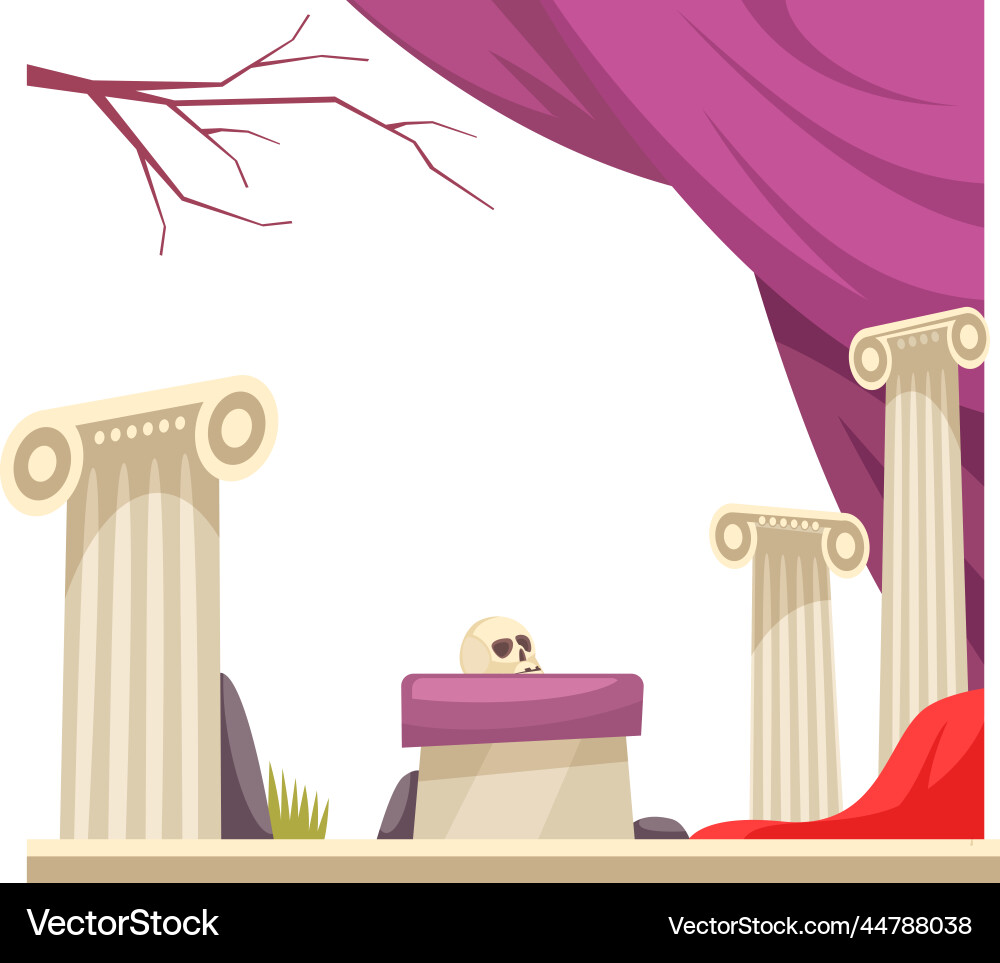 Theatre stage Royalty Free Vector Image - VectorStock