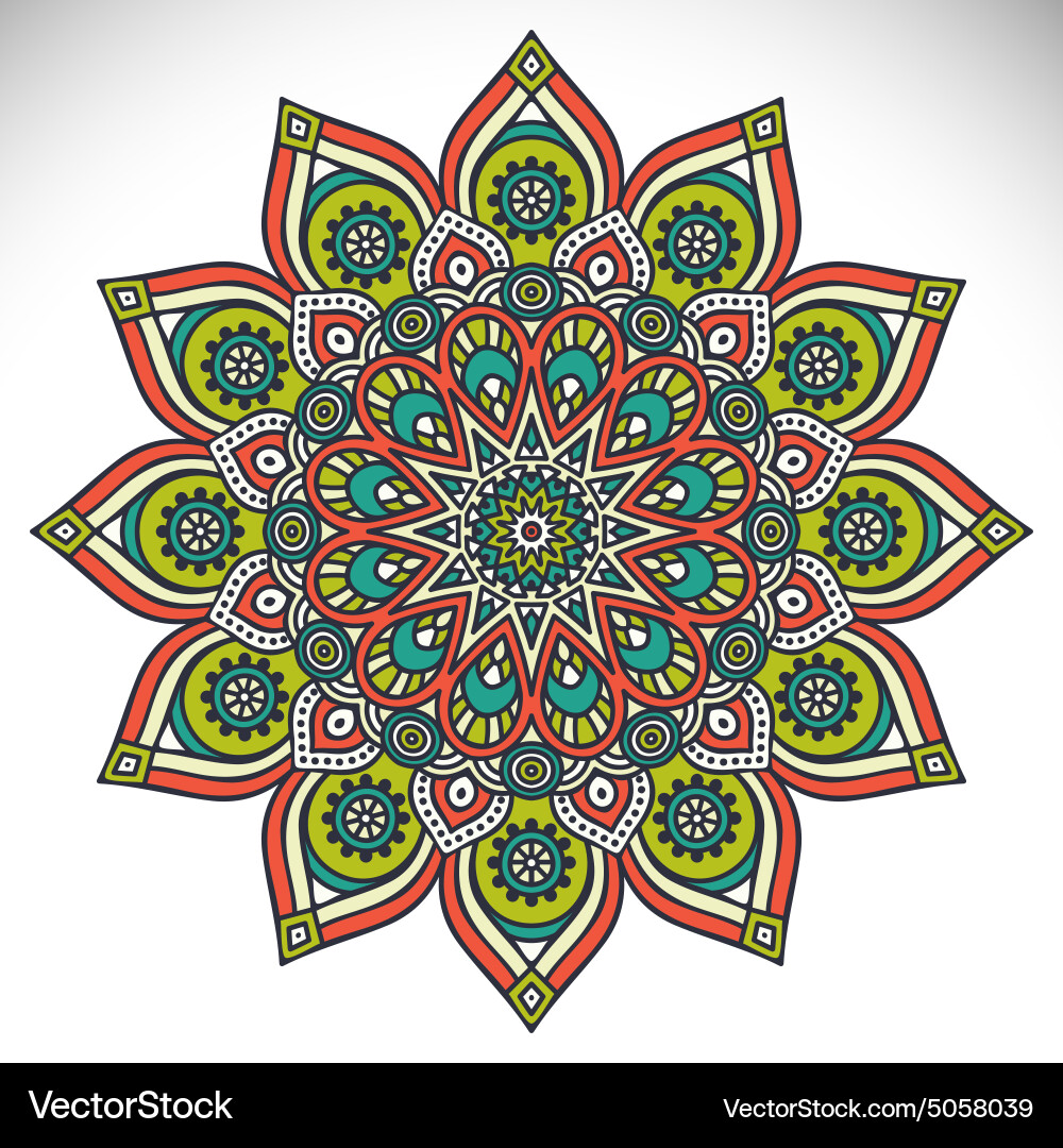 Mandala Royalty Free Vector Image - VectorStock