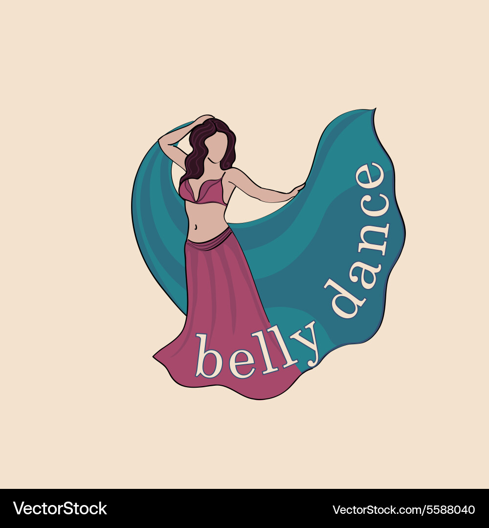 Dancing logo symbol Royalty Free Vector Image - VectorStock