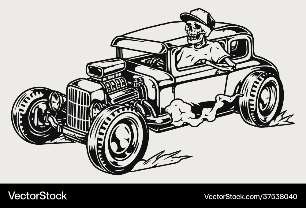 Skeleton Driving Car Vector Images (over 410)