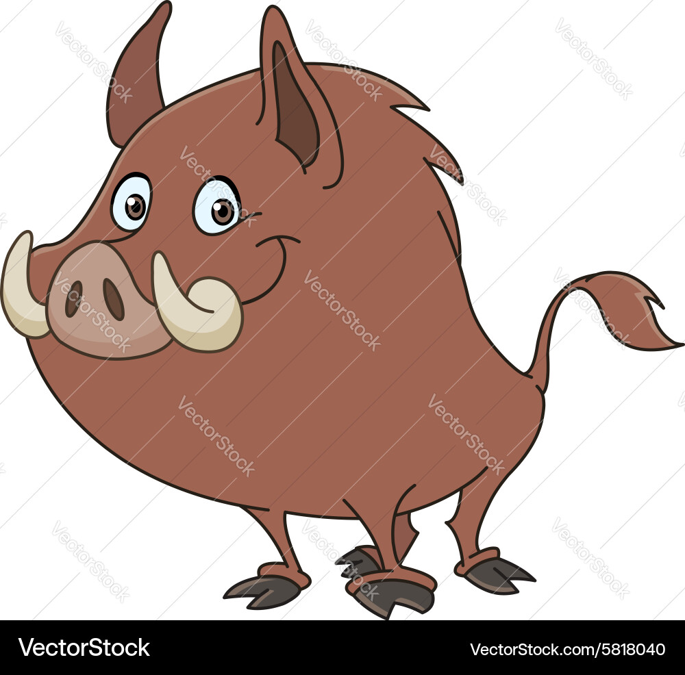 Wild boar Royalty Free Vector Image - VectorStock