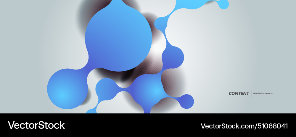 Abstract Molecule Structure For Science Research Vector Image