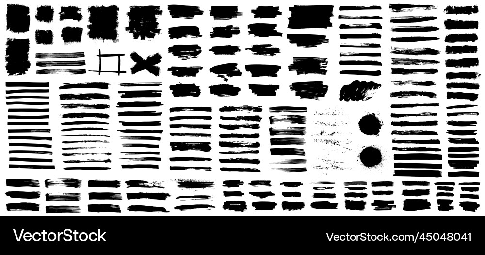 Creative brushstroke paintbrush texture Royalty Free Vector