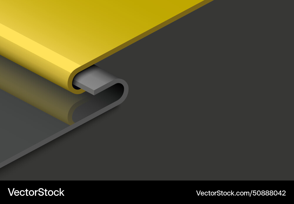 Curved sheets of a geometric Royalty Free Vector Image
