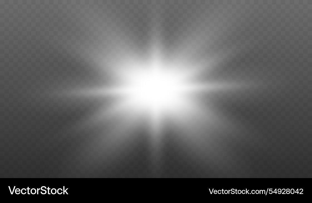 Glow light effect Royalty Free Vector Image - VectorStock