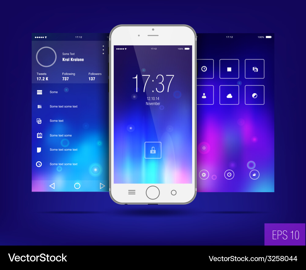 Interface wallpaper design Royalty Free Vector Image