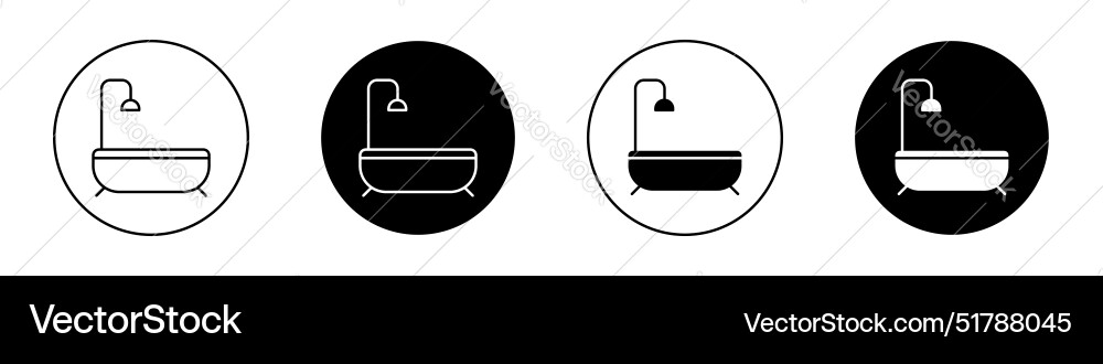Bath icon Royalty Free Vector Image - VectorStock