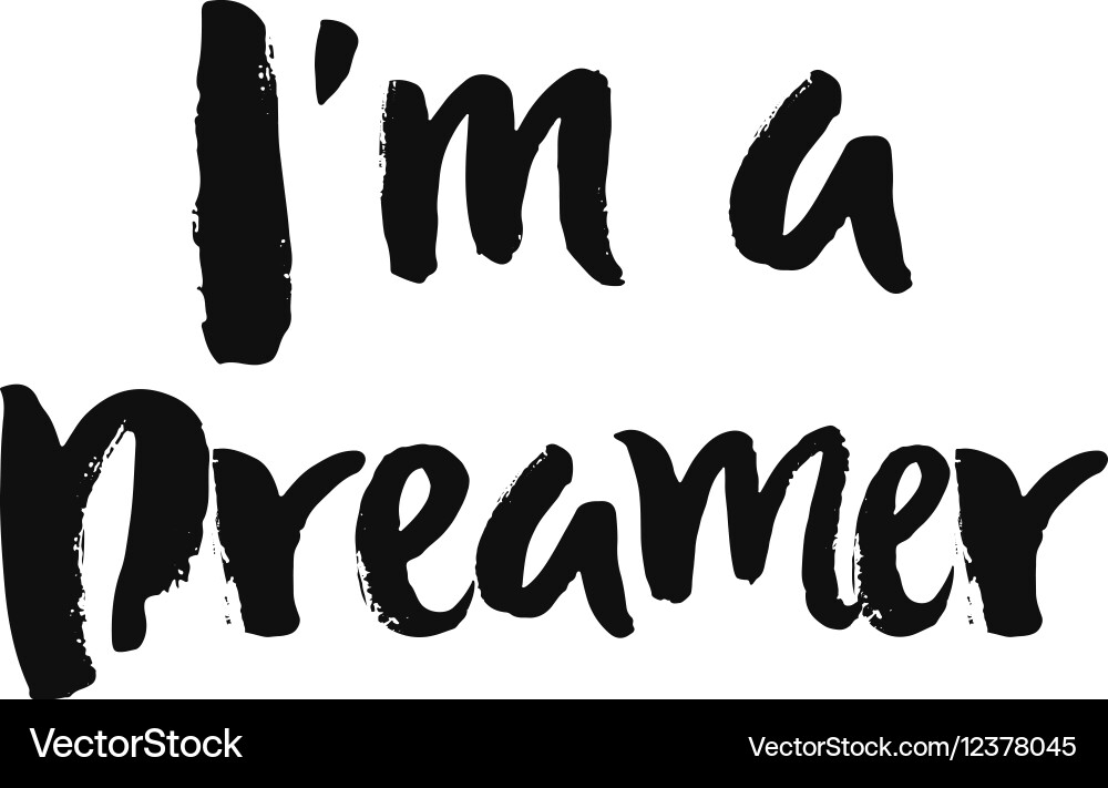 Hand drawn lettering poster Royalty Free Vector Image