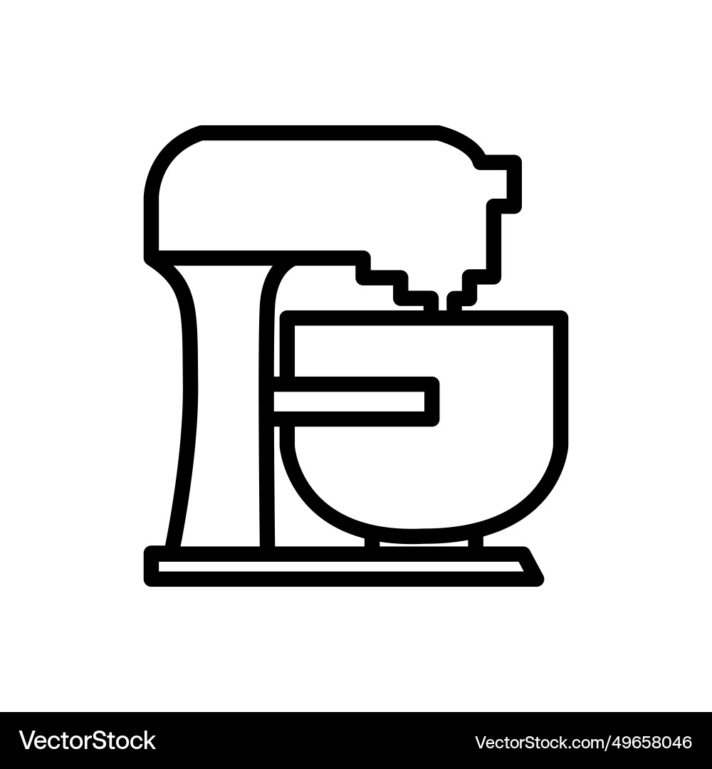 Cooking mixer logo icon image Royalty Free Vector Image