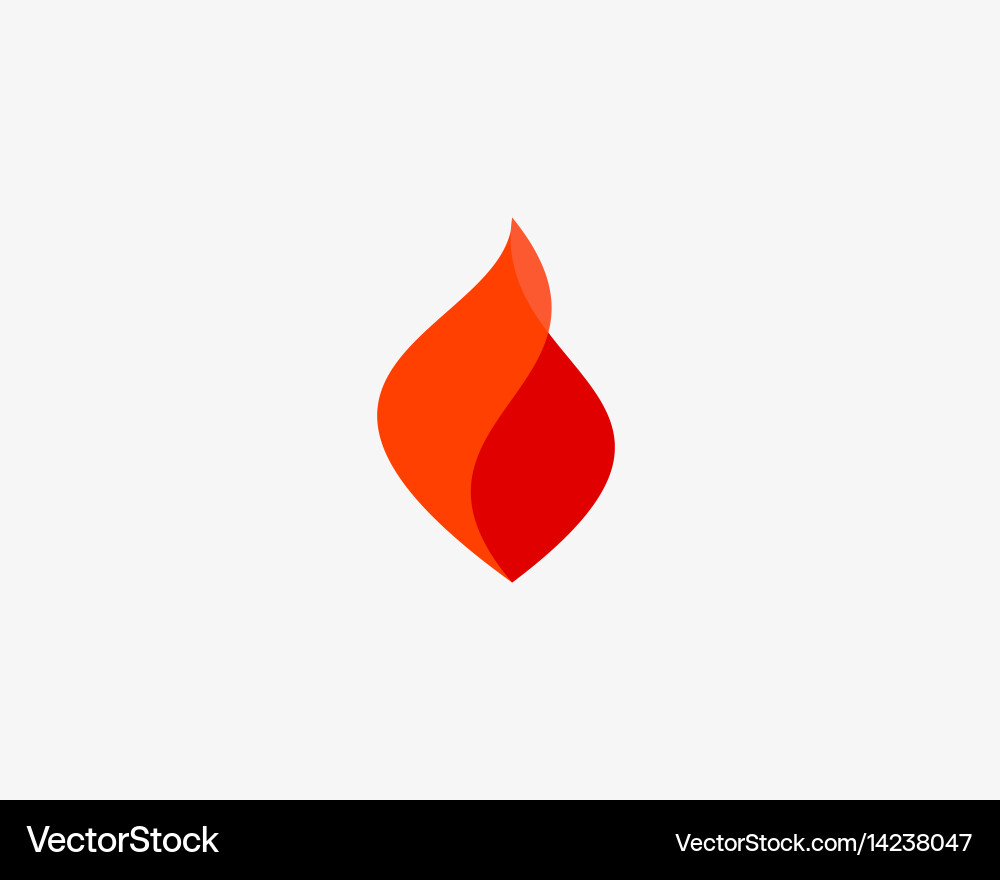 Fire grill logo symbol design flame icon Vector Image