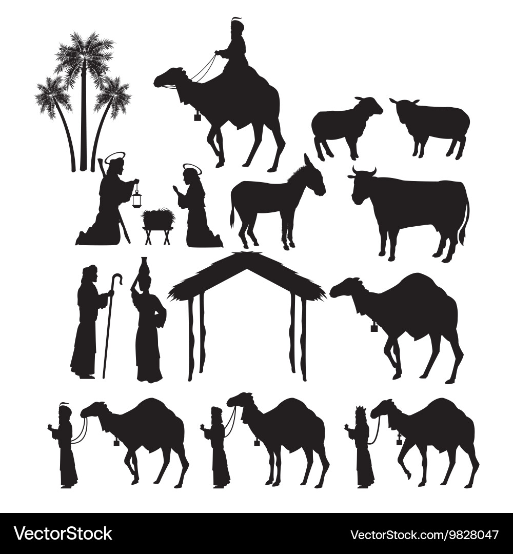 Nativity Scene Icon Vector Images (over 1,600)