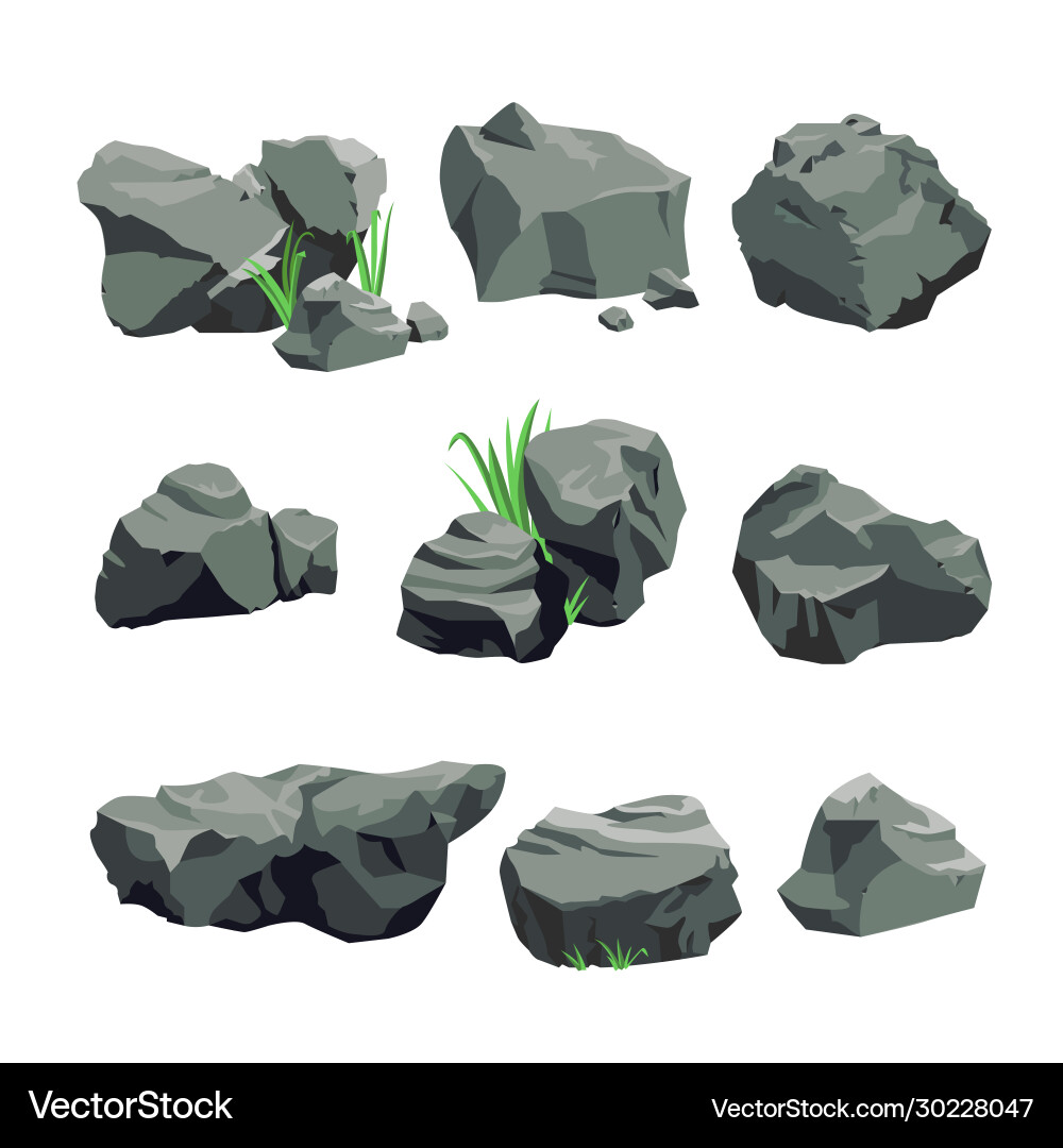 Stone Boulder Clipart Vector Images (over 460)