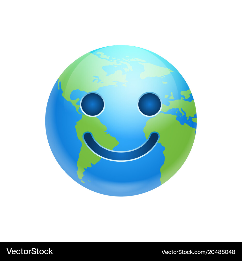 Happy Cartoon Earth
